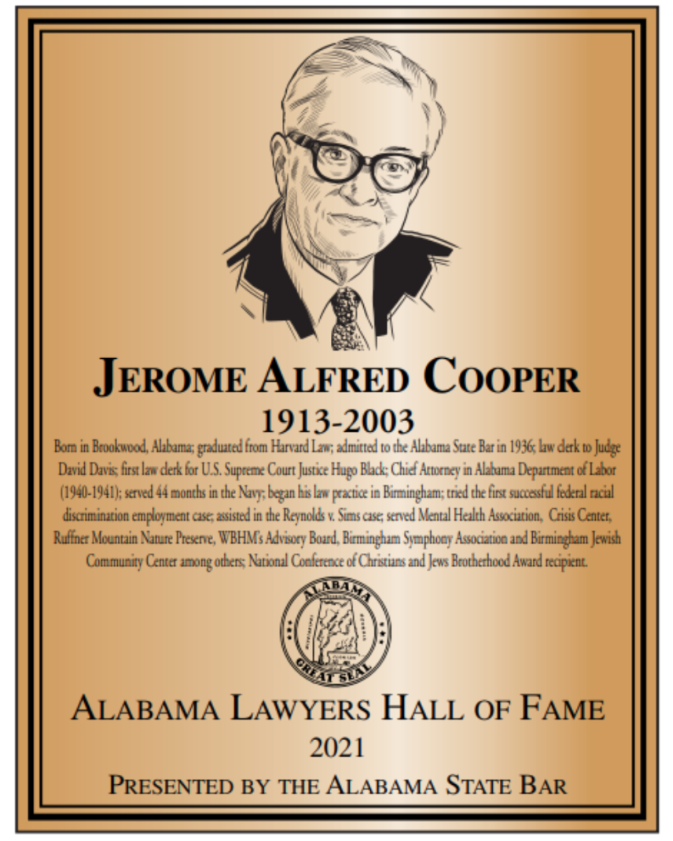Alabama Lawyers Hall of Fame Inducts 5 New Members | Alabama State Bar
