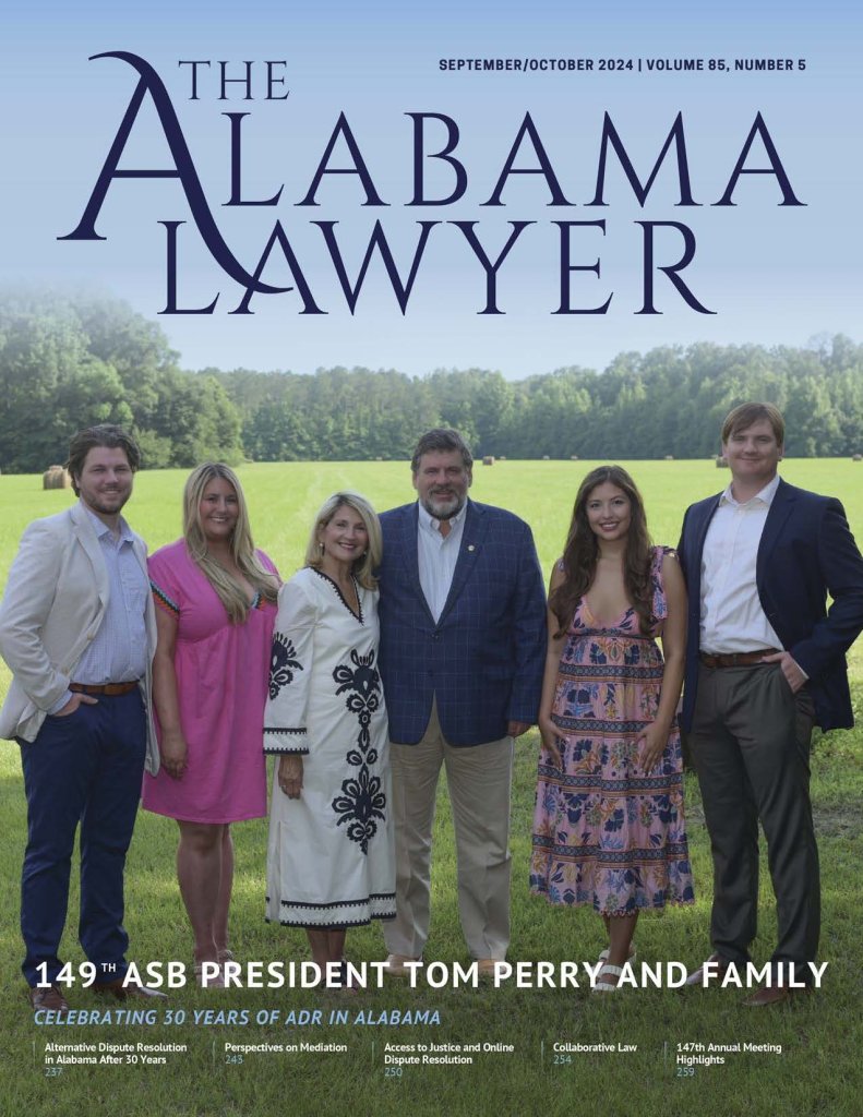 The Alabama Lawyer | Alabama State Bar